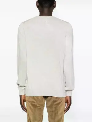 FAY Virgin Wool Knit Sweater - Neutrals