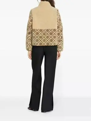 Tory Burch T Monogram Fleece Jacket