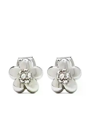 Marc Jacobs Daisy Earrings - Silver