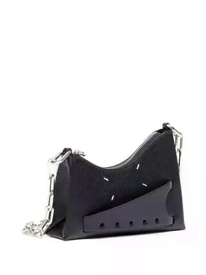 MAISON MARGIELA Micro Snatched Leather Shoulder Bag
