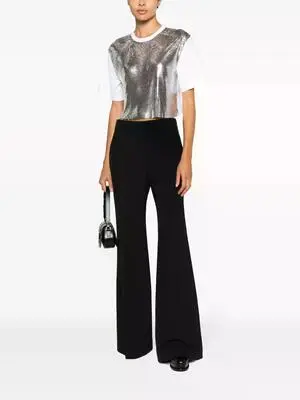 Rabanne Metallic Mesh T-shirt - Silver