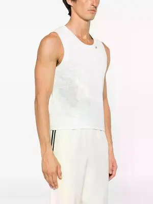 Gcds Waffle-knit Sleeveless Jumper