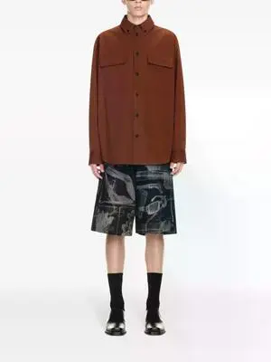 Off-White Ow Emb Cotgab Milit Shirt