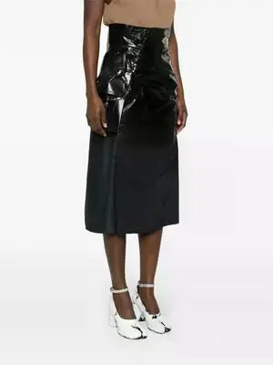 MAISON MARGIELA Coated Midi Skirt