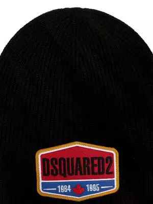Dsquared2 Logo-appliqué Wool Beanie
