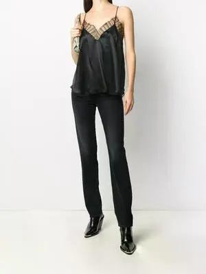 IRO PARIS Lace-trimmed Camisole - Black