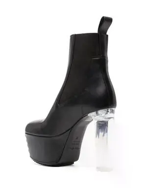 Rick Owens 160mm Open-toe Leather Heeled Boots