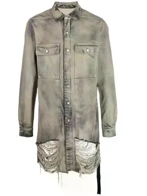 Spread Collar Overshirts For Men