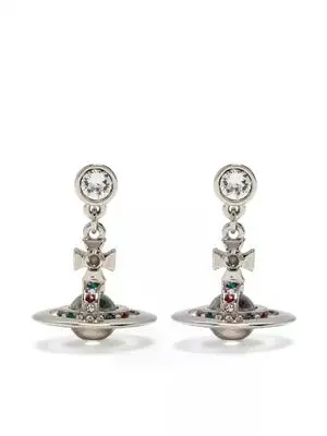 VIVIENNE WESTWOOD Bas Relief Drop Earrings - Silver