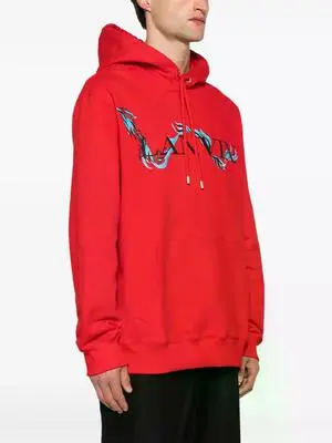 LANVIN Dragon Print Cotton Hoodie