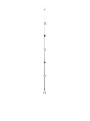 PRAGNELL 18kt White Gold Sapphire And Diamond Bracelet - Silver