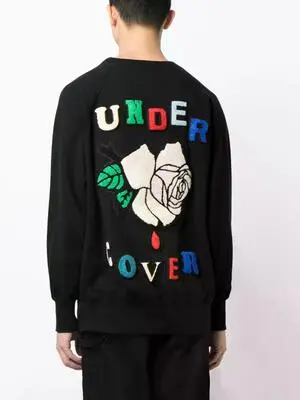 Undercover Patch-lettering Cotton Sweatshirt