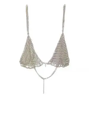 FLEUR DU MAL Chain Bralette - Silver