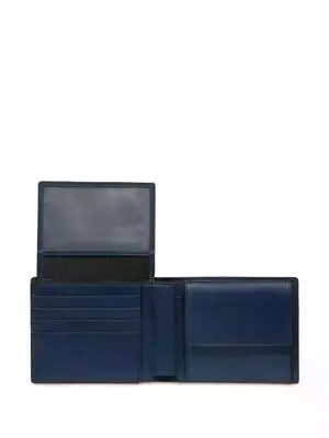LANCEL Bi-fold Leather Wallet - Blue