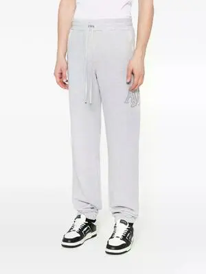 Amiri Staggered Logo-embroidered Track Pants
