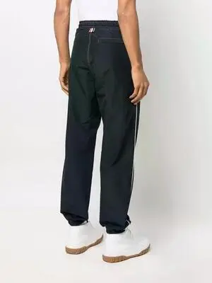 Thom Browne Name-tag Track Pants - Blue