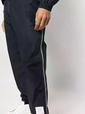 Thom Browne Name-tag Track Pants - Blue