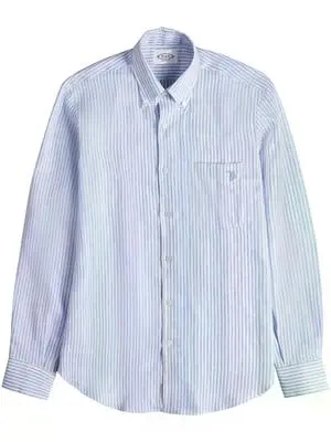 TOD'S Striped Linen Shirt