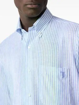 TOD'S Striped Linen Shirt