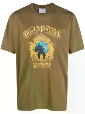 BLUEMARBLE Logo-print Cotton T-shirt - Green