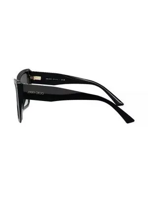 JIMMY CHOO Square-frame Sunglasses With Engraved Arms