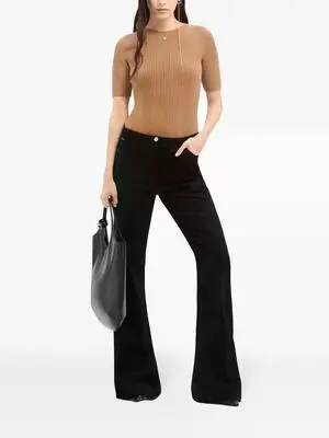 COURREGES Solar Ribbed Knit Sweater