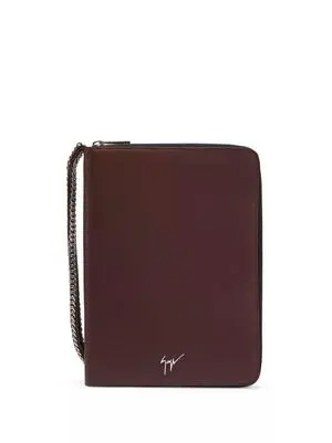 GIUSEPPE ZANOTTI Aymeric Tablet Case - Brown