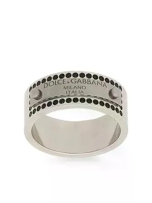 Dolce & Gabbana Rhinestone-embellished Band Ring