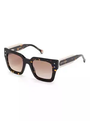 Carolina Herrera Oversized Sunglasses - Brown