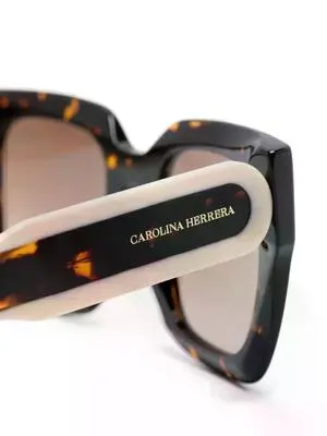 Carolina Herrera Oversized Sunglasses - Brown