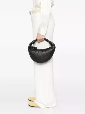 LEMAIRE Mini Fortune Croissant Tote Bag - Black
