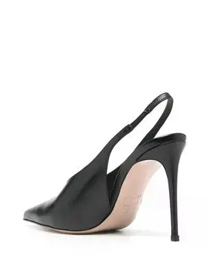 LE SILLA 105mm Leather Pumps - Black