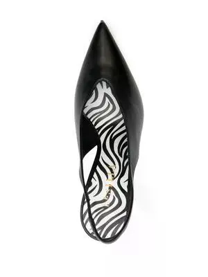 LE SILLA 105mm Leather Pumps - Black
