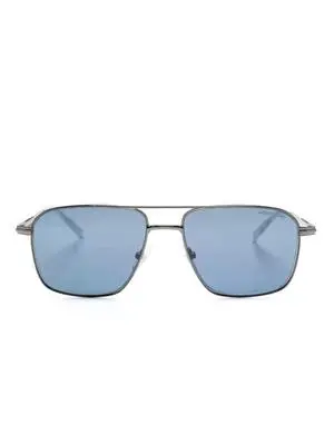 Montblanc Double-bridge Square-frame Sunglasses