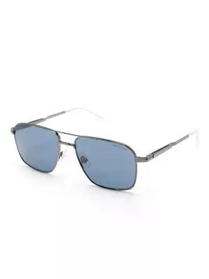 Montblanc Double-bridge Square-frame Sunglasses