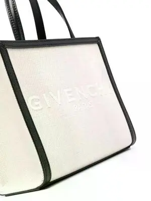 Givenchy G Tote Canvas Mini Bag - Neutrals