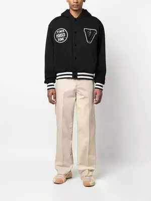 Valentino Garavani Buttoned Varsity Hoodie