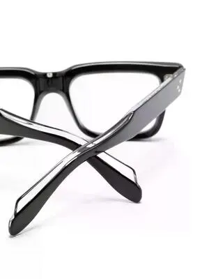 CUTLER & GROSS 1403 Square-frame Glasses - Black