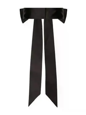 Dolce & Gabbana Bow-embellished Silk Belt
