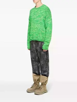 JW Anderson Tie-dye Chunky Knit Sweater