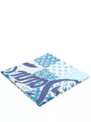 MC2 SAINT BARTH Aiden Beach Towel - Blue