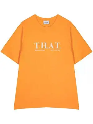 THISISNEVERTHAT Logo Print Cotton Shirt