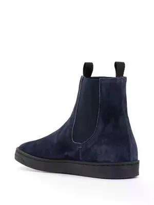 Officine Creative Suede Sneaker Boots - Blue