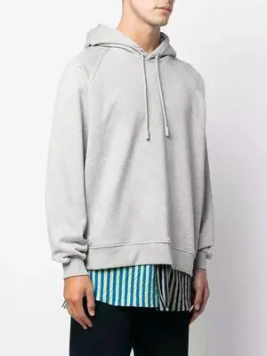 Sunnei Long-sleeve Hoodie With Vertical Stripe Pattern