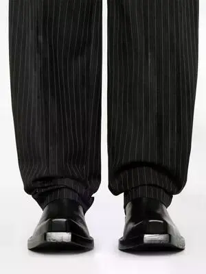 MUGLER Pleated Wide-leg Trousers