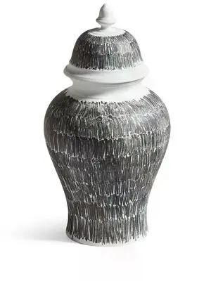 CASSINA Post Scriptum Porcelain Container - Black