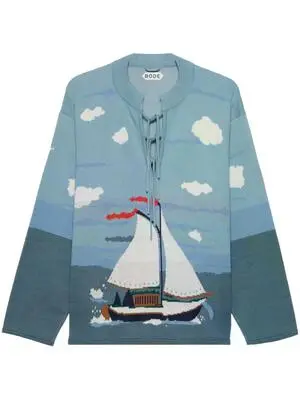 Lace Up Sweaters For Men