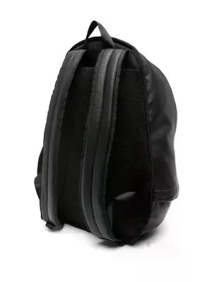 DIESEL® Logo-appliqué Backpack - Black