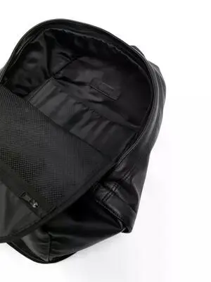 DIESEL® Logo-appliqué Backpack - Black