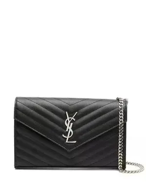 SAINT LAURENT Saint Laurent Quilted Leather Shoulder Bag